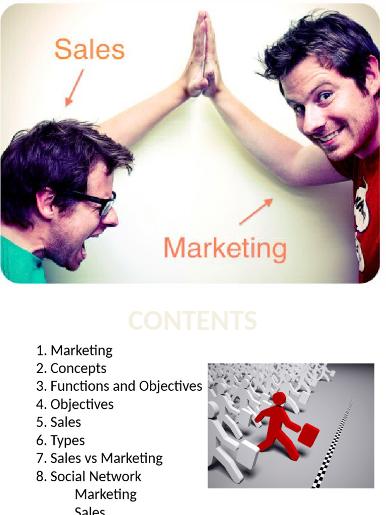 Marketing vs Sale | PDF