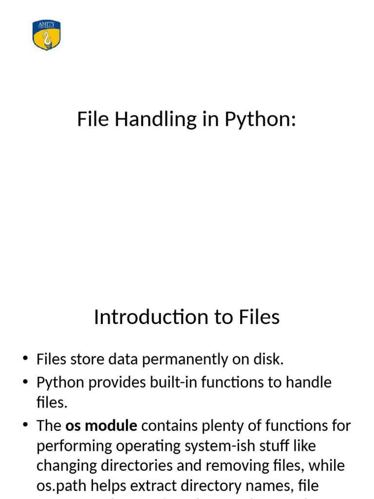 Python File Handling Essentials | PDF | Microsoft Windows | Computer File