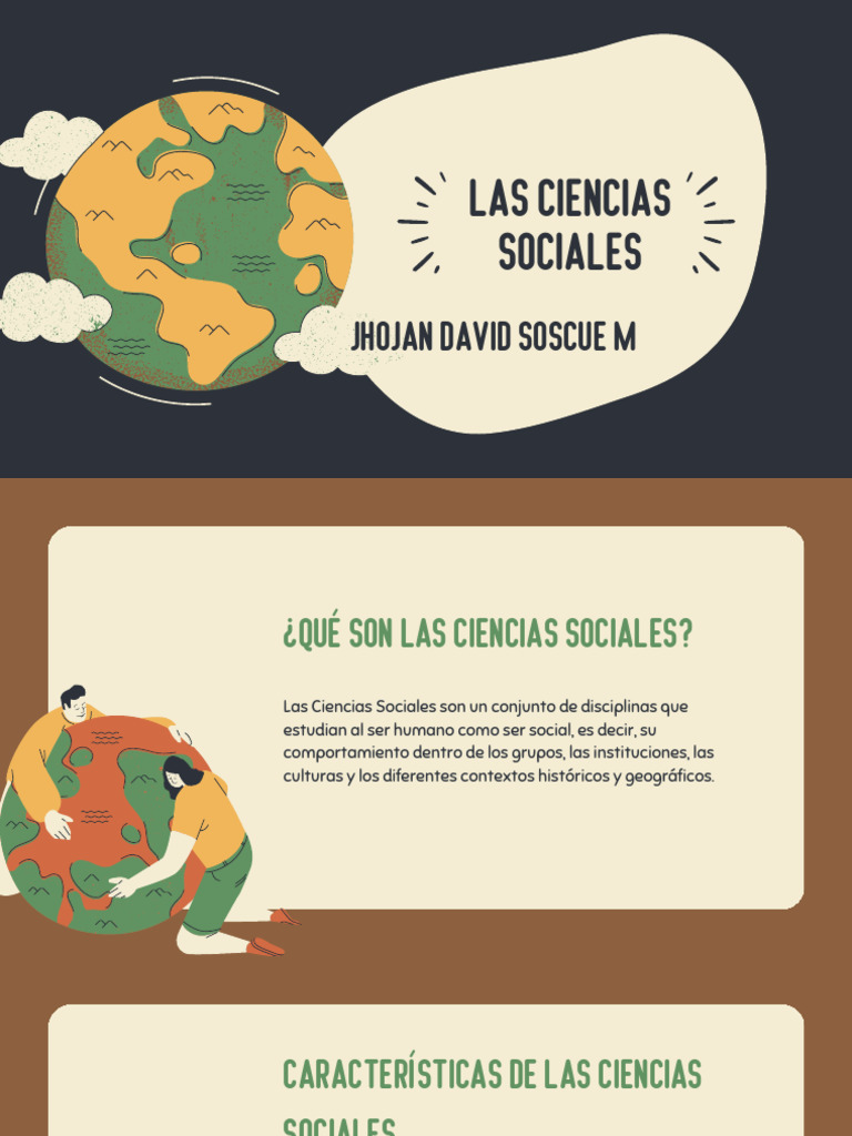 Presentación de Actividades Ciencias Sociales Orgánico Colorido | PDF