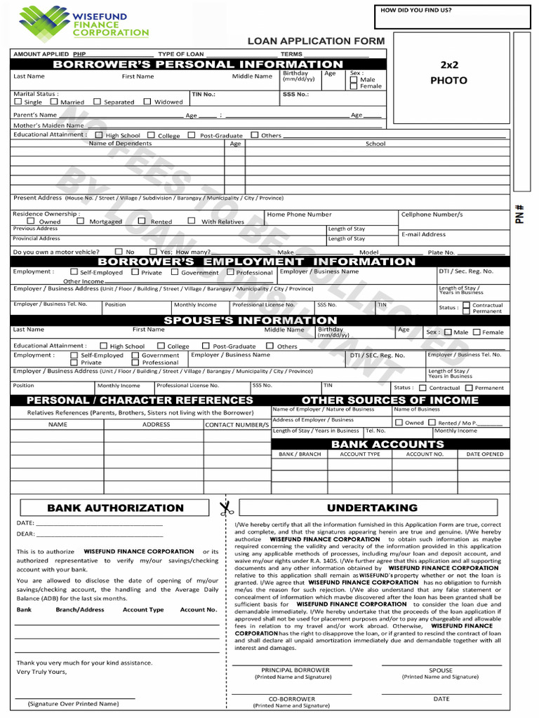 App Form | PDF
