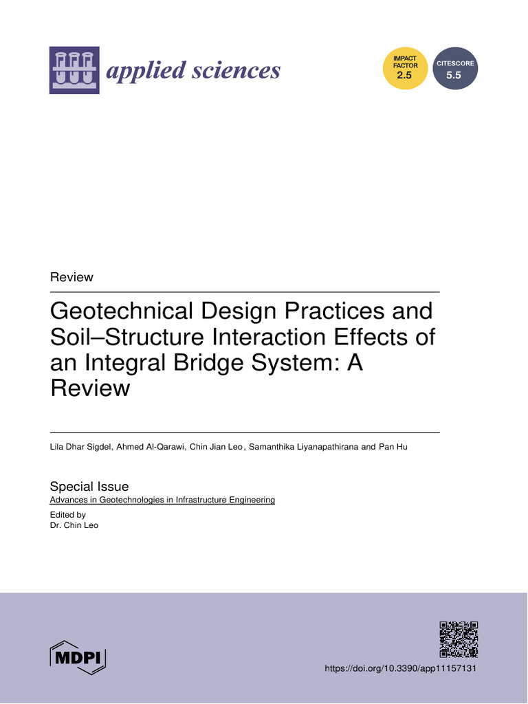 Applsci 11 07131 With Cover | PDF | Civil Engineering