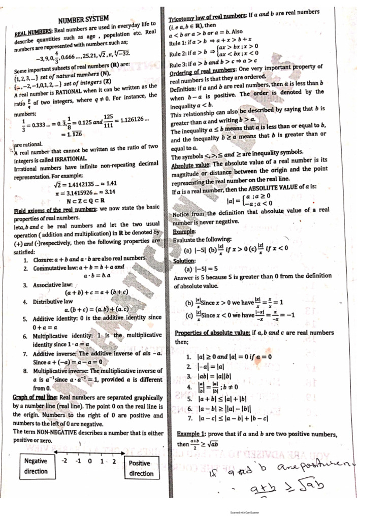 MTH101 (Compiled by Counselor) | PDF