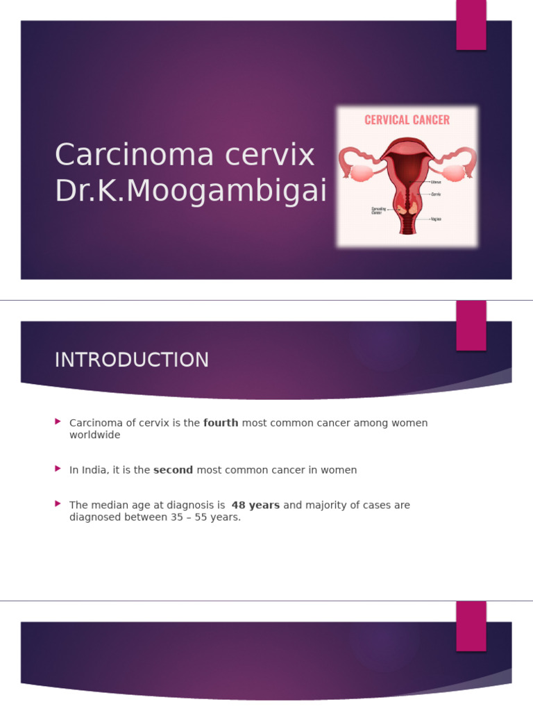Cervical Cancer Overview and Screening | PDF | Cervical Cancer | Epithelium