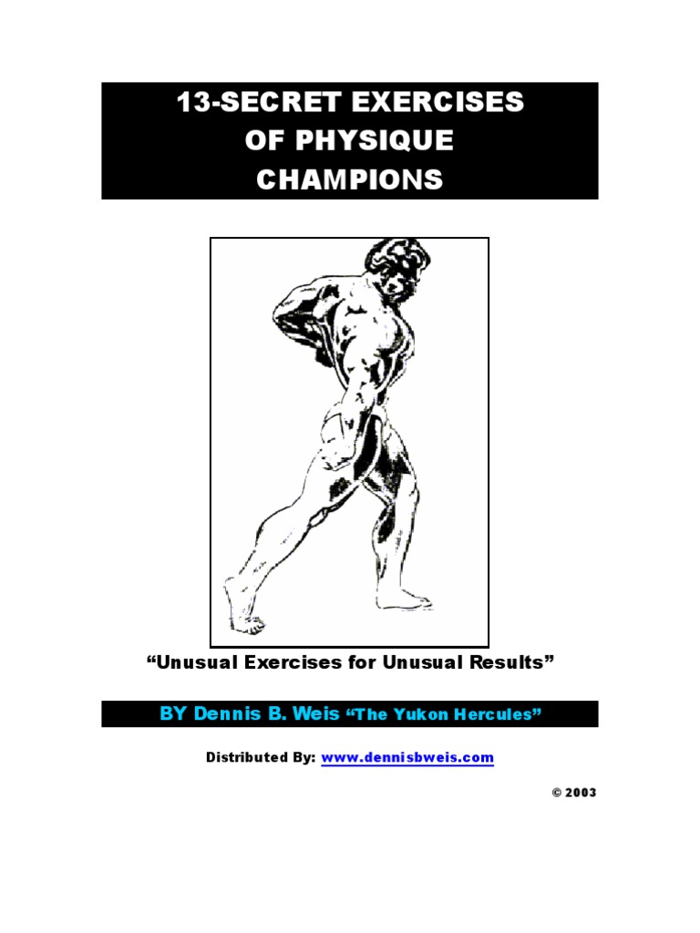 Secret Exercises of Physique Champions | PDF | Recreation | Human Anatomy