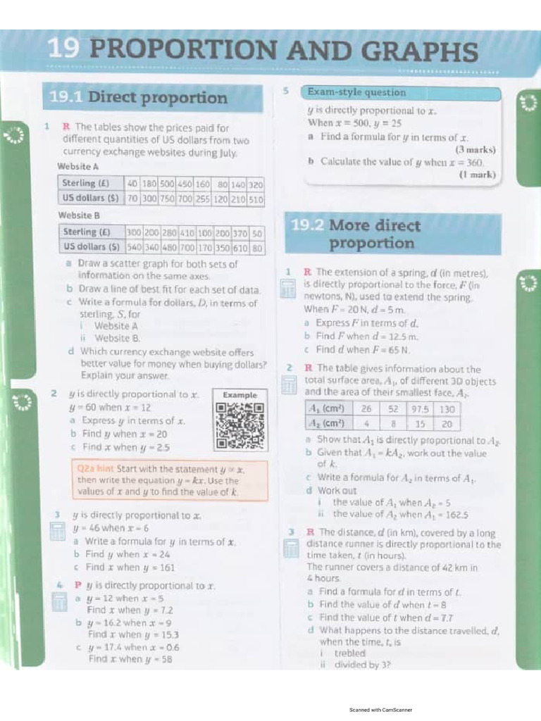 Proportion and Graphs | PDF