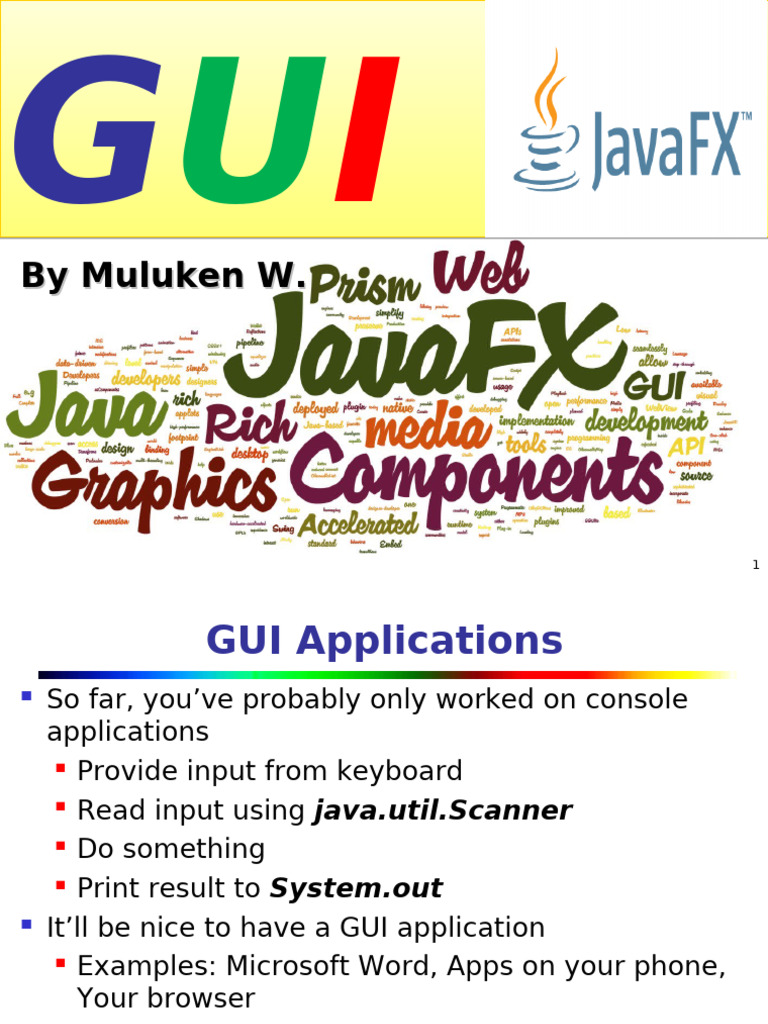 Chapter 3 JavaFX(GUI) | PDF | World Wide Web | Internet & Web