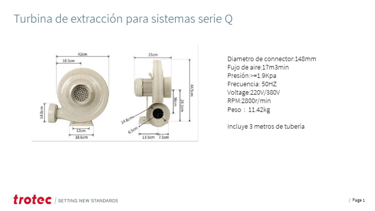 CLS-01 Extractor de Gases | PDF