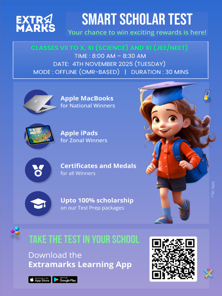 Extramarks Test For Classes 7 To 11 | PDF