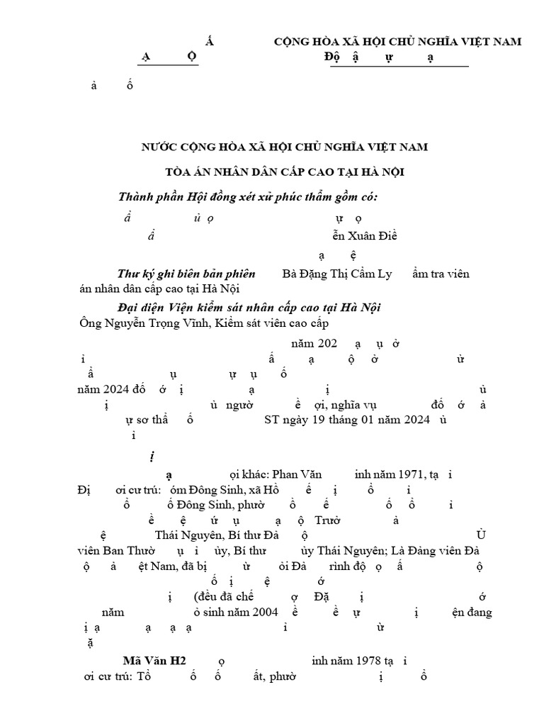 Ban an Phan Manh C Va Dong Pham | PDF