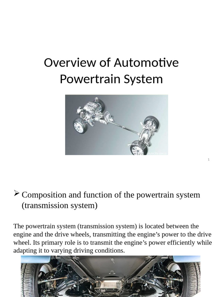 08 Powertrain System | PDF | Clutch | Four Wheel Drive