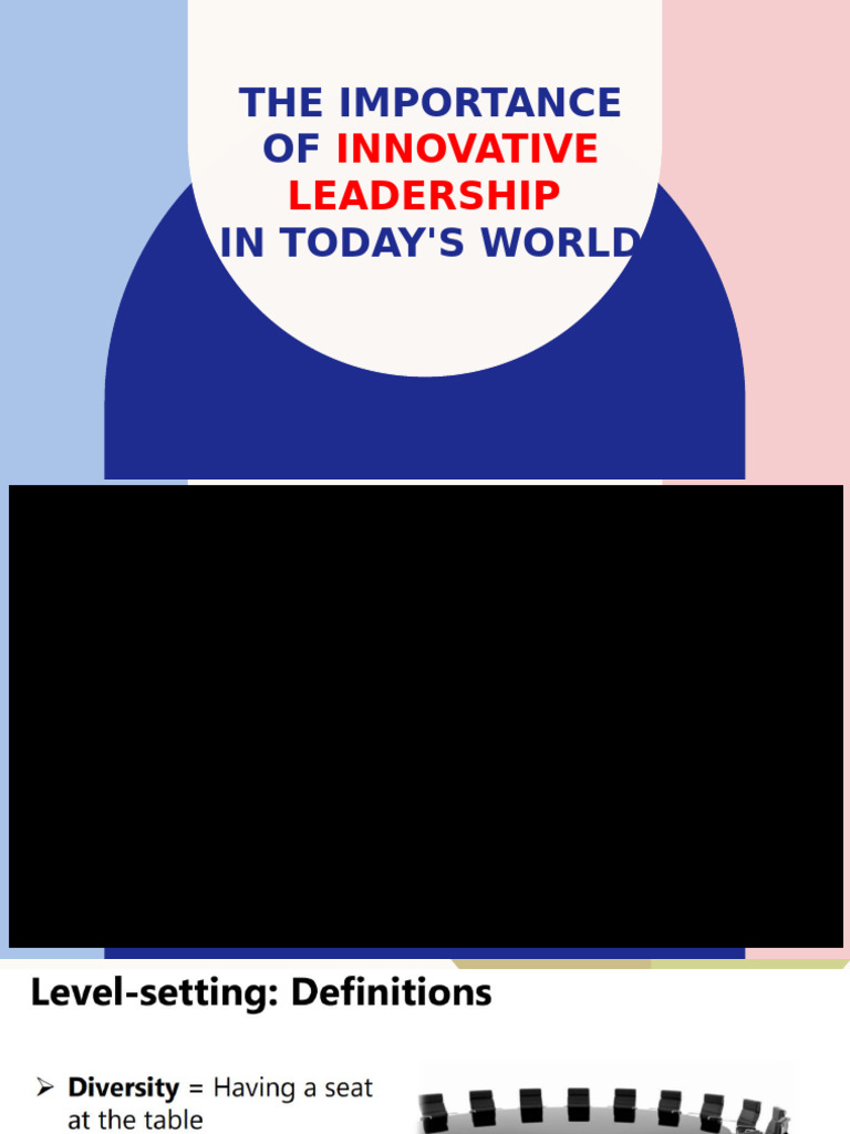 The Importance of Innovative Leadership | PDF | Innovation | Behavior ...