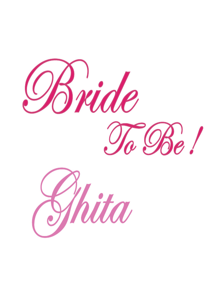 Bride To Be | PDF