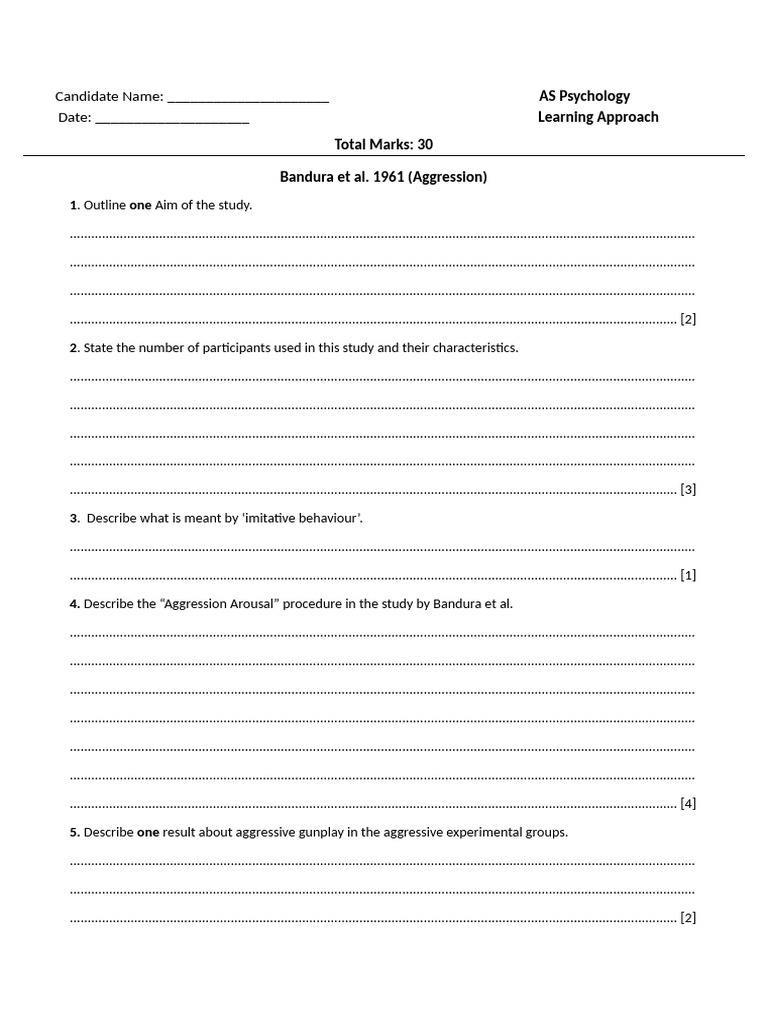 Bandura Et Al. | PDF | Psychology | Chess Openings