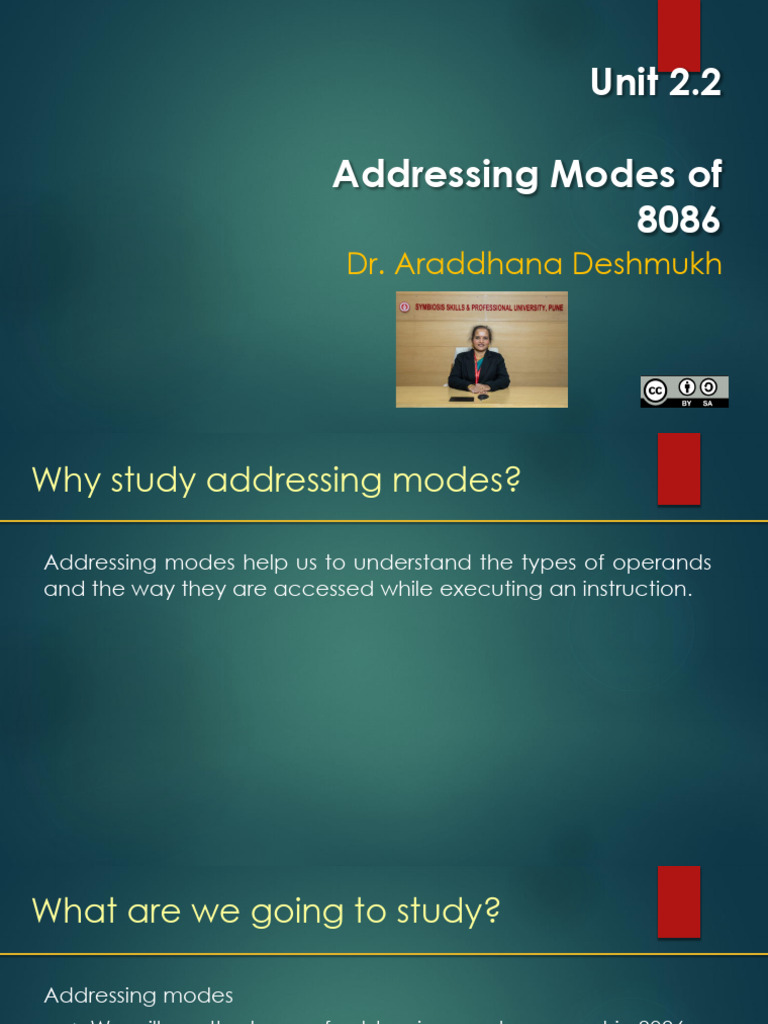 Addressing Modes of 8086 | PDF | Integrated Circuit | Computer Hardware