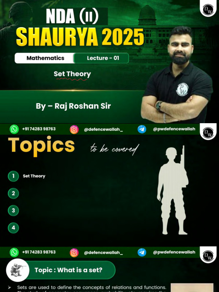 Set Theory 01 | PDF