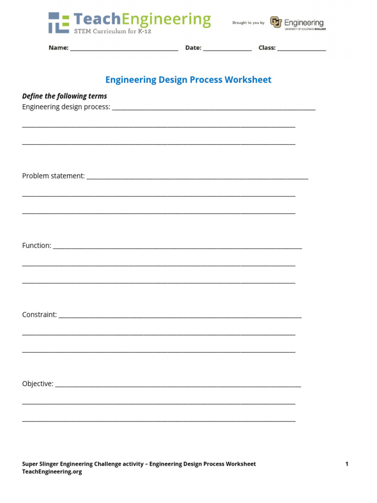 Wpi Empathy Activity1 Worksheet | PDF | Engineering Design Process ...