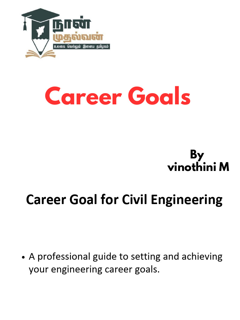 Career Goals for Civil Engineers Guide | PDF | Engineering | Goal