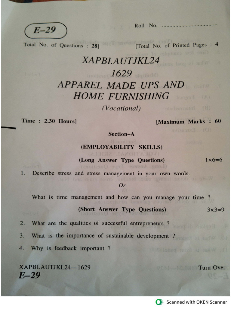 Apparel Class 10th | PDF