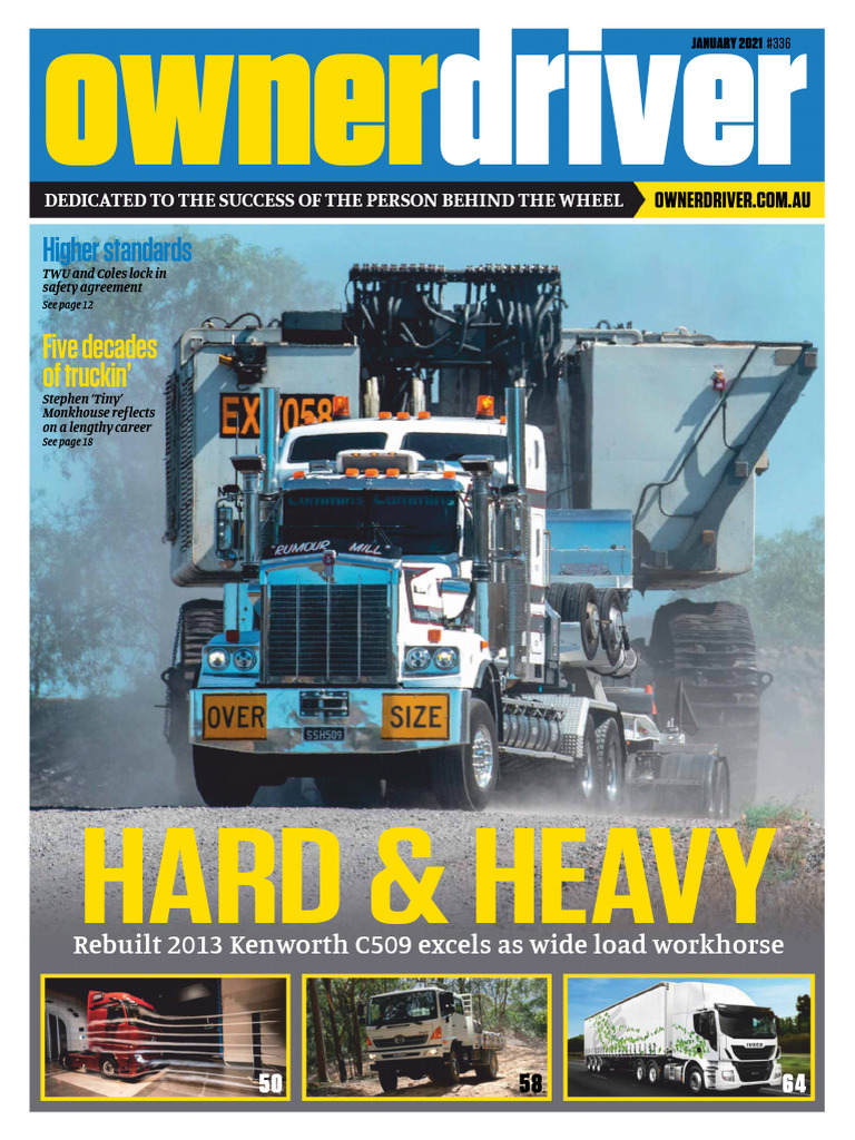 Owner Driver 2021 01 | PDF | Transport | Trailer (Vehicle)