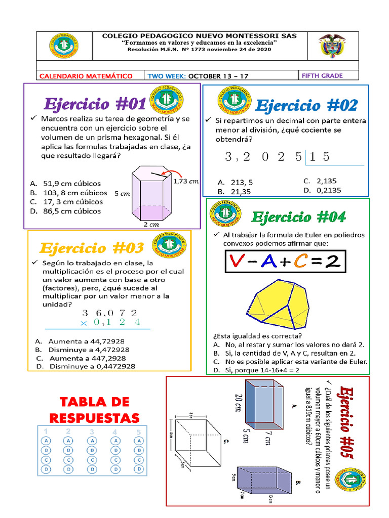 Calendario 24 Oct - PDF 1 | PDF