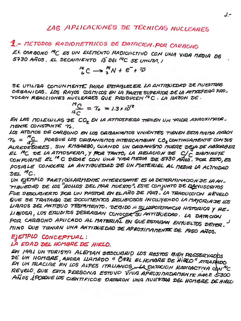 Datacion Por Carbono y Practica 3 | PDF