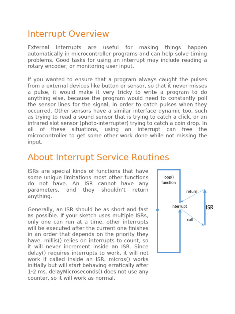 21b External Interrupts | PDF | Arduino | Computer Engineering