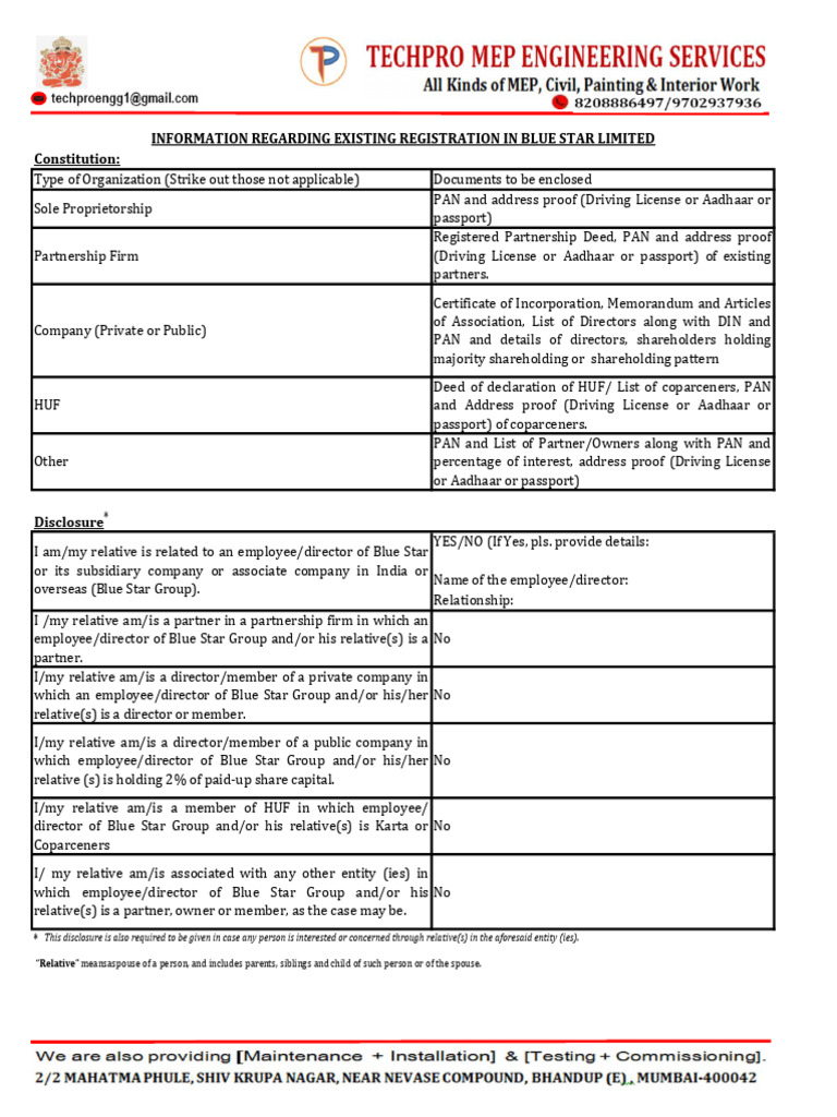 Registration Requirements for Blue Star Group | PDF | Justice | Crime ...