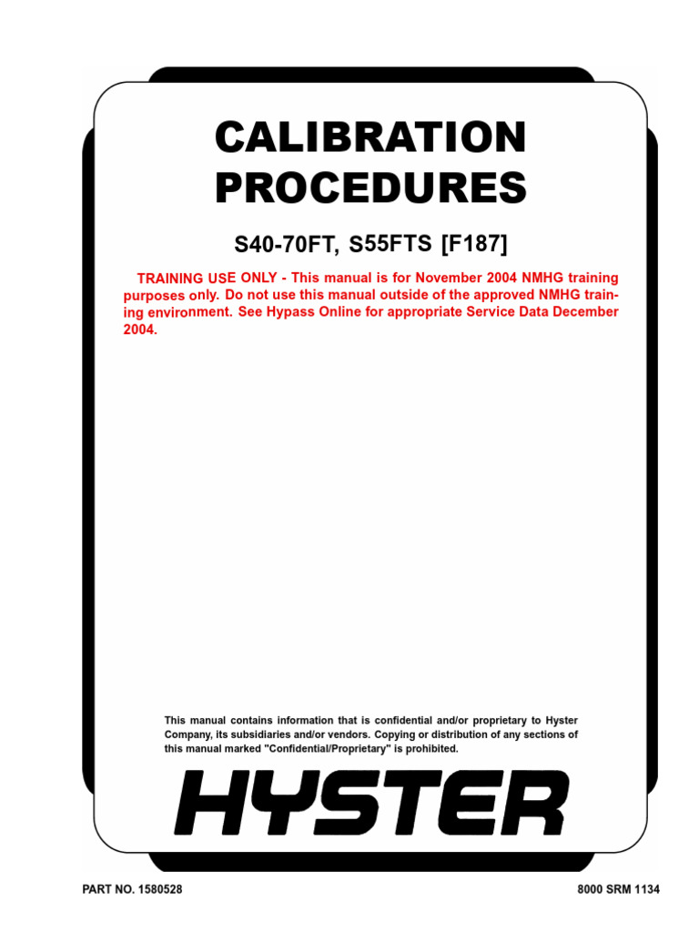 Calibration Procedures 8000SRM1134 (11 2004) US en | PDF | Liquefied ...