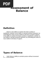 Tinetti Scale for Gait and Balance Assessment | PDF | Balance (Ability)