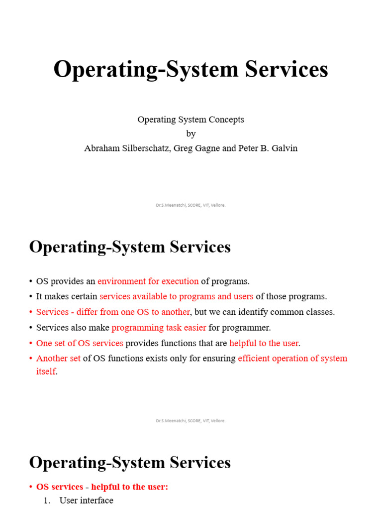 Operating-System Services | PDF | Graphical User Interfaces | Input/Output