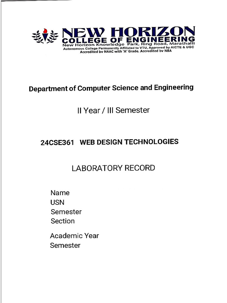 Web Report (2) | PDF | Html | Software Engineering