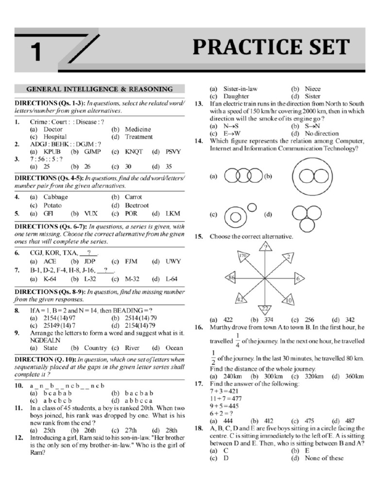 Iq Practice Set 4 | PDF
