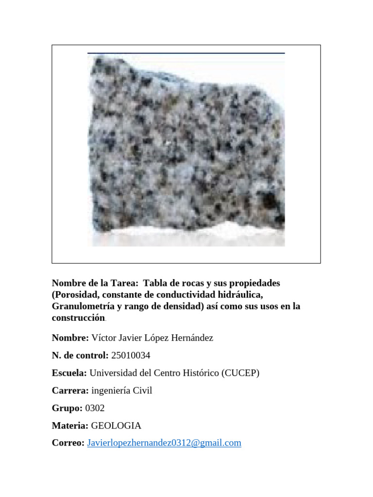 5 Rocas y Su Uso | PDF