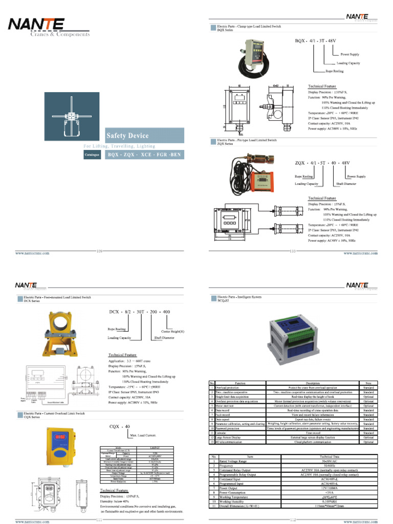 Safety Device Catalogue - Nante | PDF