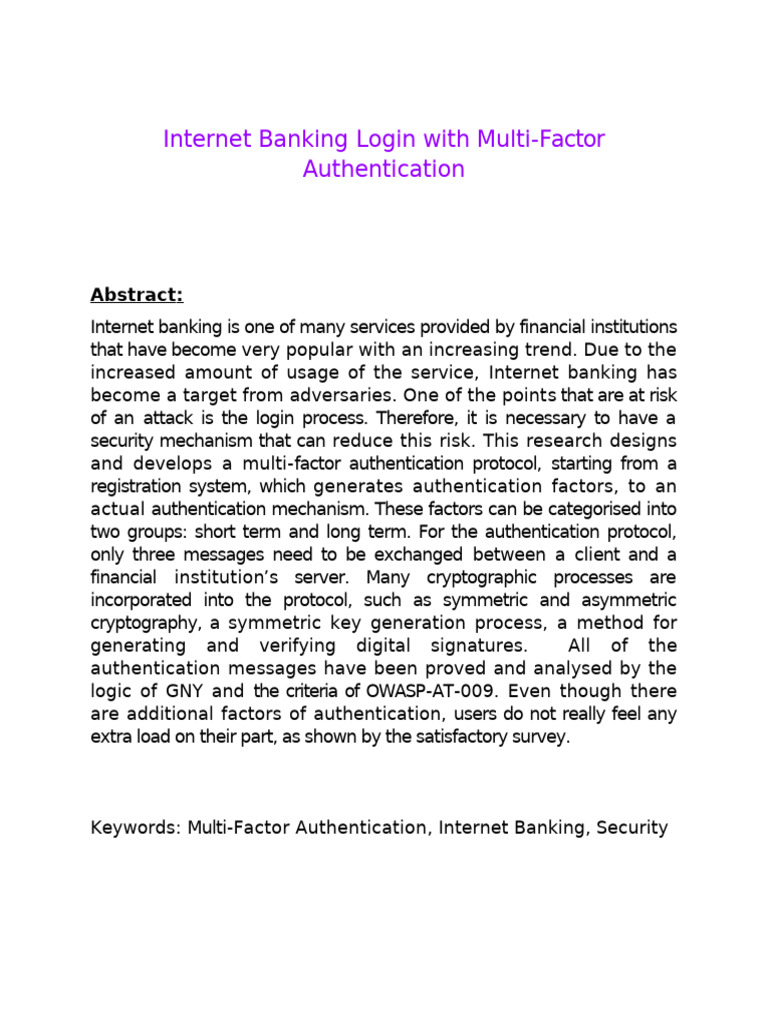 Multi Banking | PDF