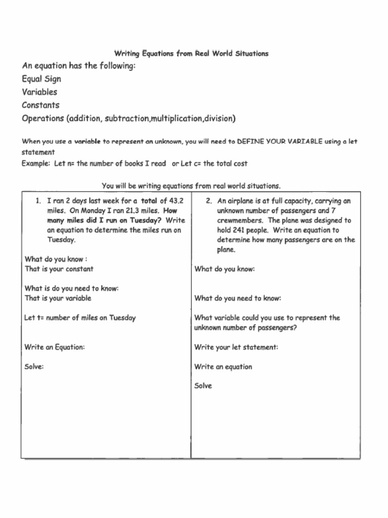 Ethan Barko - Writing and Graphing Equations Real World Problems ...
