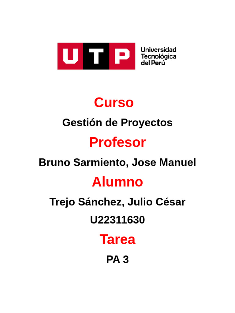 PA4 - Gestión de Proyectos | PDF | Scrum (desarrollo de software ...