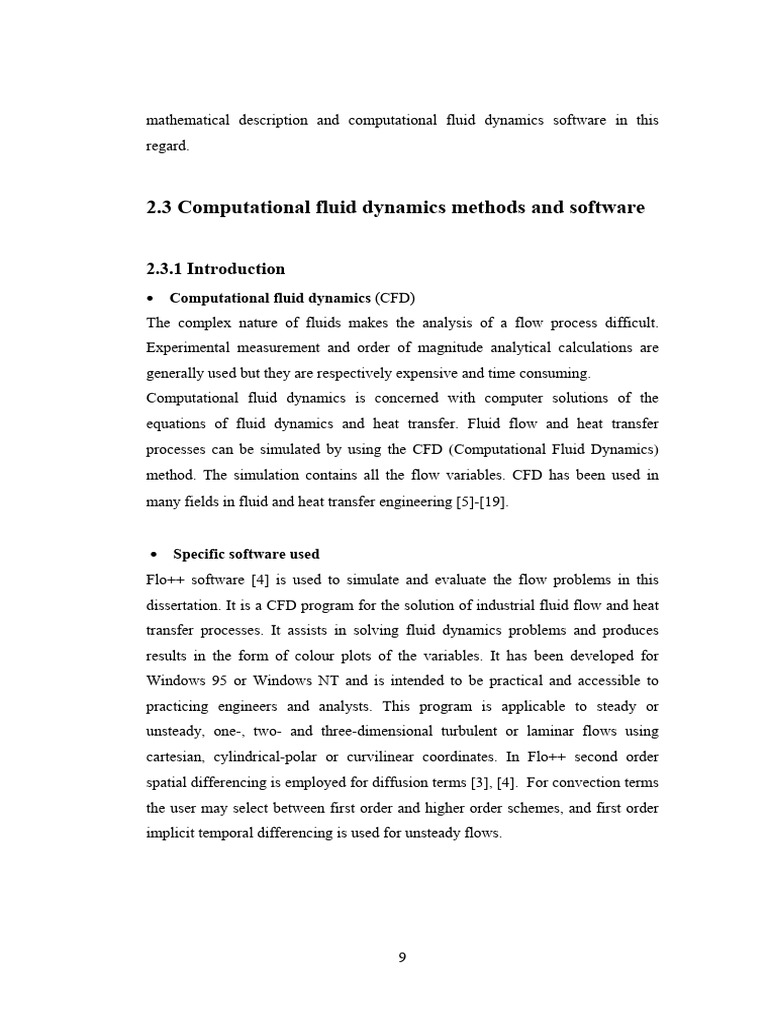 CFD Software Overview and Methods | PDF | Fluid Dynamics ...