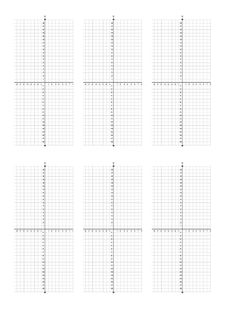 Blank Coordinate Grids | PDF