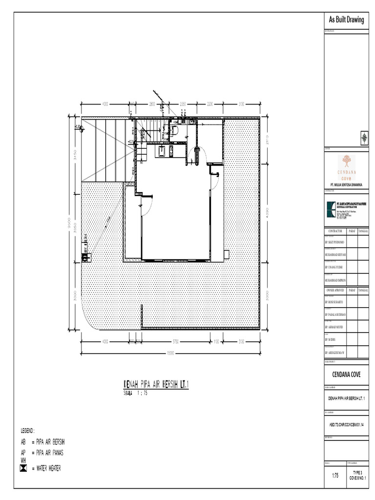 As Built Drawing for Cendana Cove Project | PDF