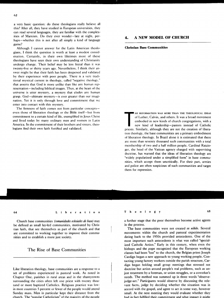 Berryman - A New Model of Church, Christian Base Communities | PDF