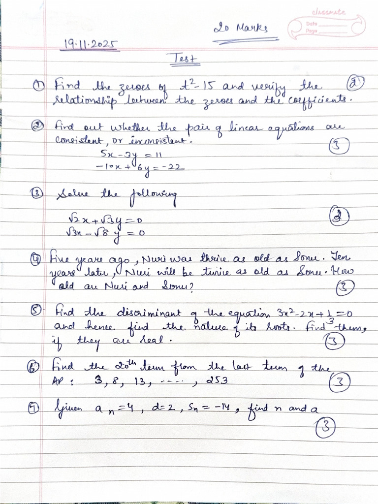 20 Marks | PDF