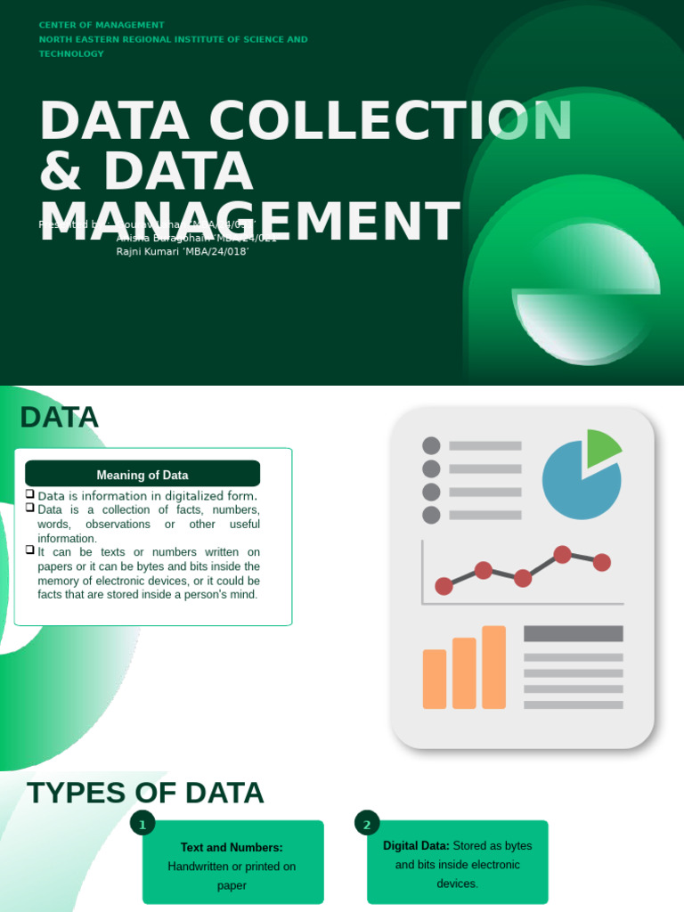 Ppt Data Collection and Management | PDF | Data Management | Information