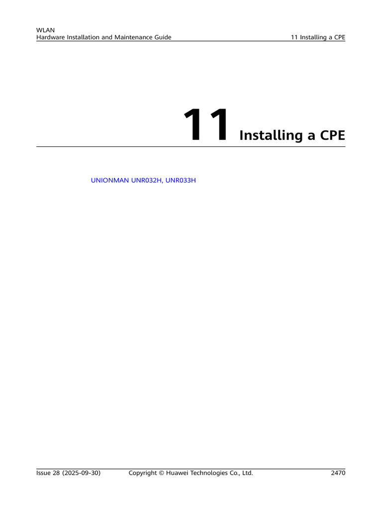 WLAN CPE Installation Guide | PDF