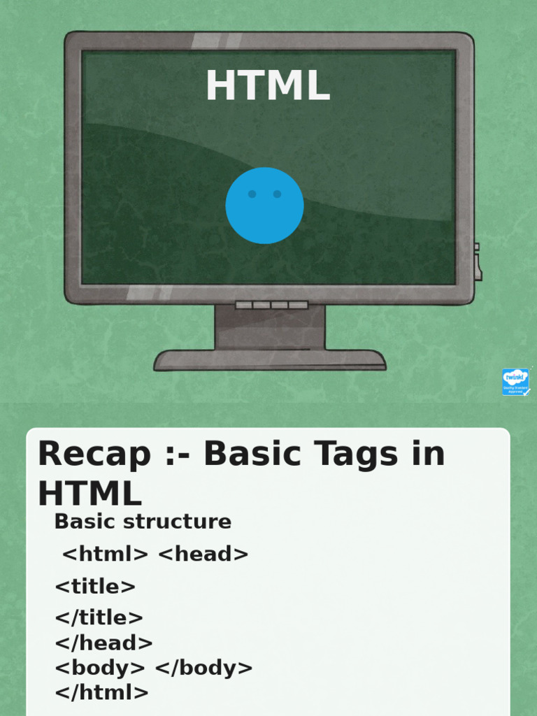 HTML Basics for Fifth Graders | PDF