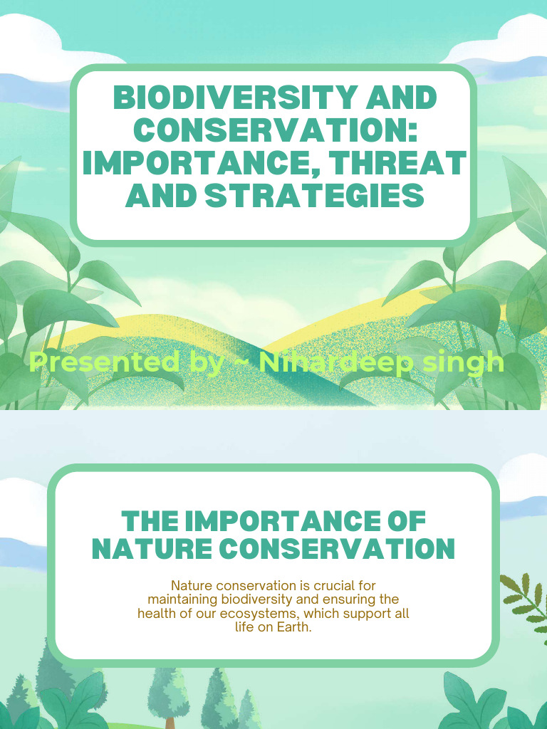 Green Illustarion Nature Conservation Presentation - pdf-1 - Compressed ...