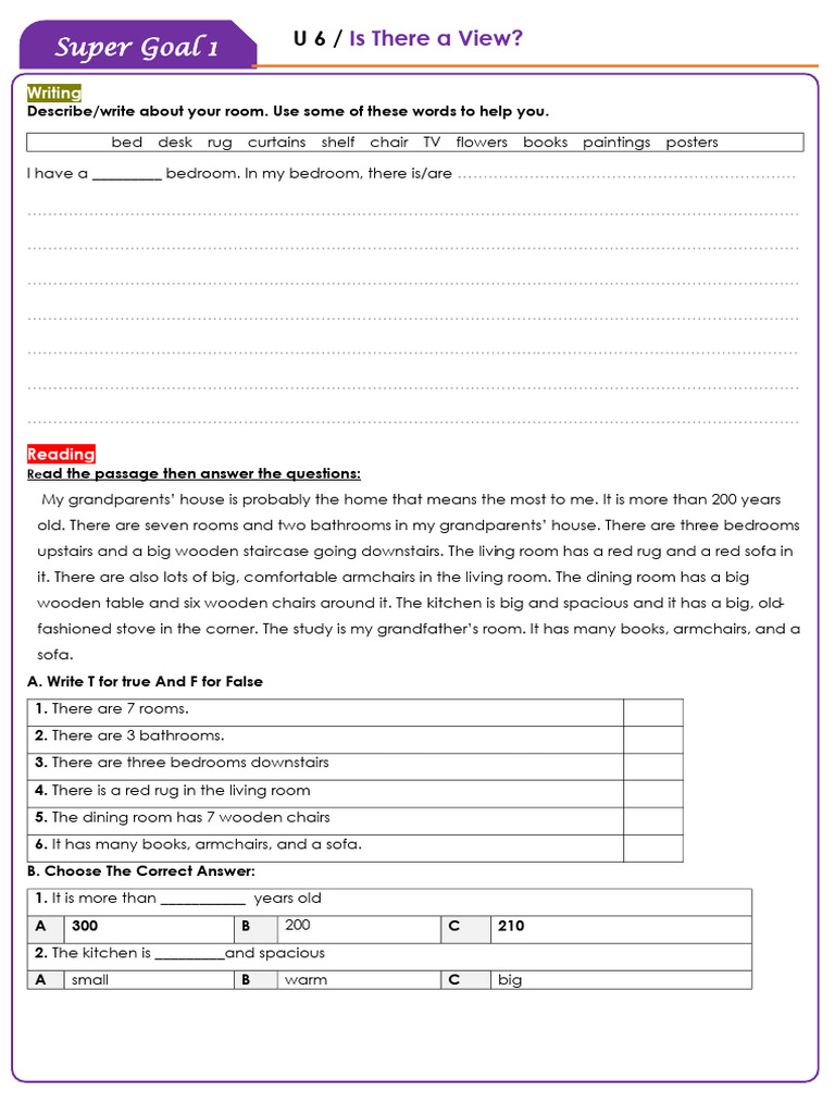 WS6 | PDF | Room | Home