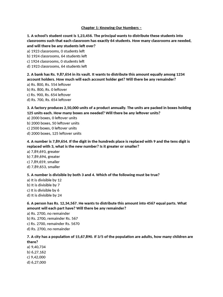 Ch-1 and 3 Maths Paper | PDF | Speed | Mathematics