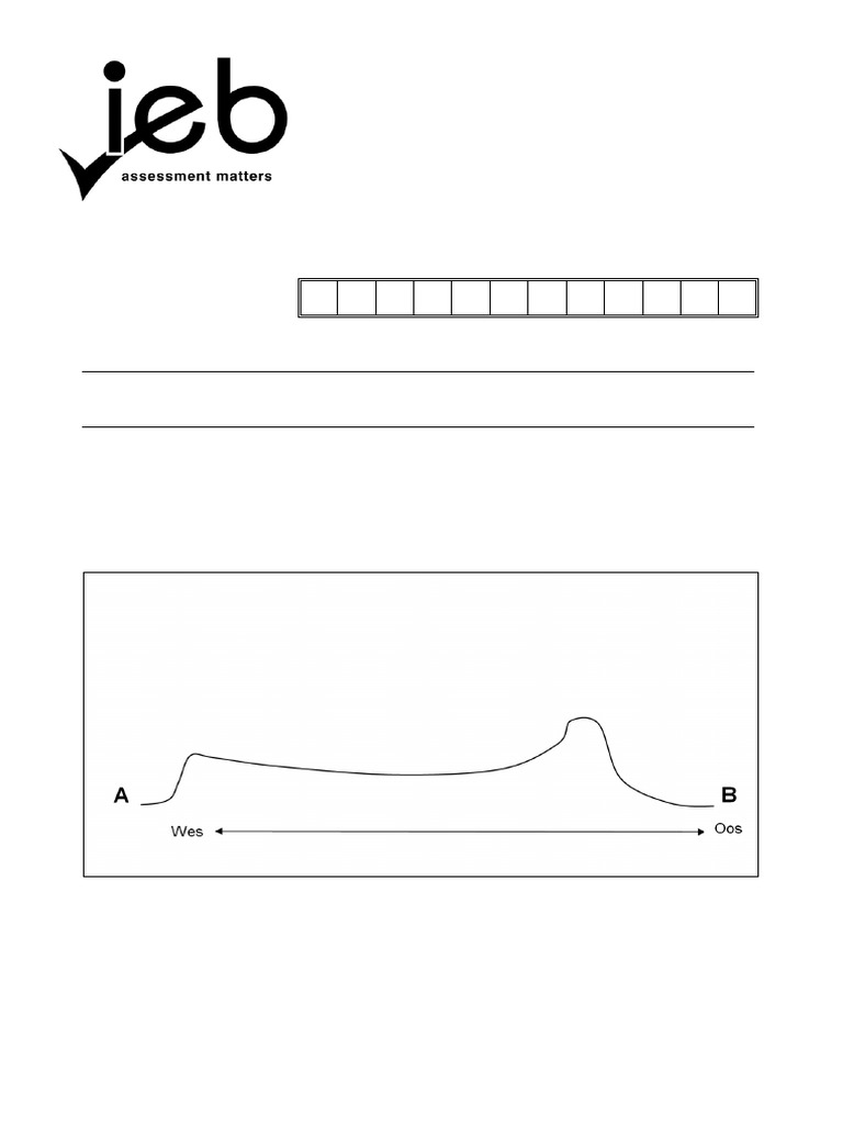 Geography P1 Answer Sheet 2018 Afr | PDF
