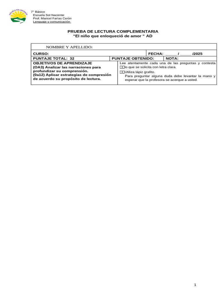 El Niño Que Enloquecio de Amor AD | PDF